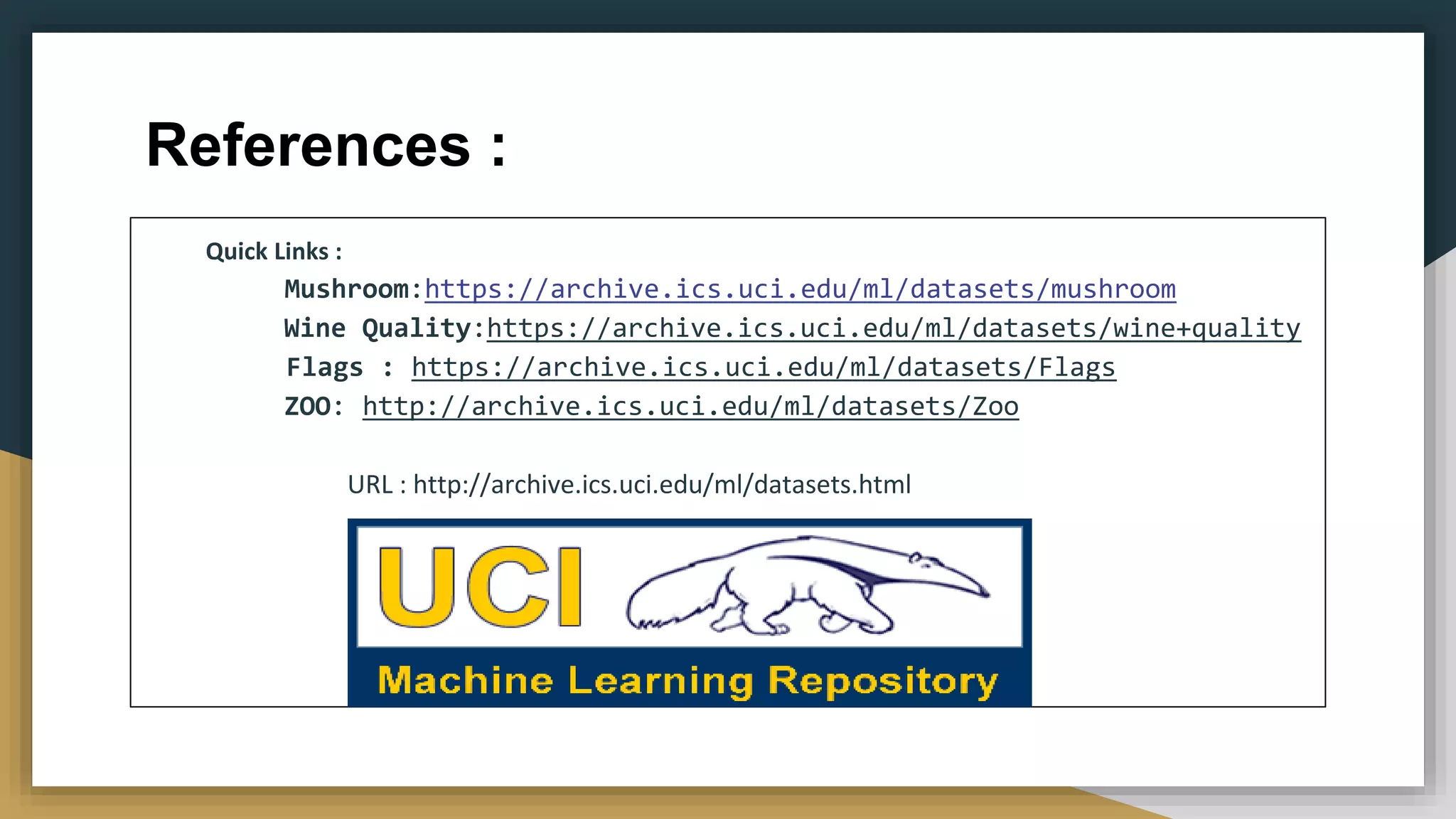Dataset Analysis using weka tools (pattern recognition) | PPT