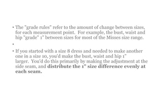 Pattern grading | PPTX