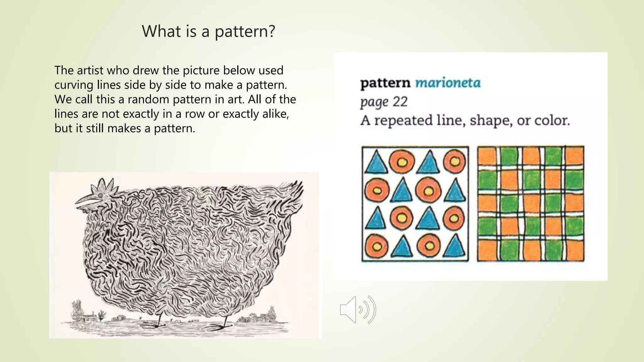 Pattern for 1st and 2nd Grade | PPT