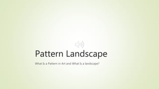 Pattern for 1st and 2nd Grade | PPT