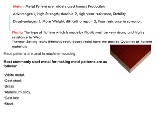 Patterns, materials, making, allowances. | PPTX