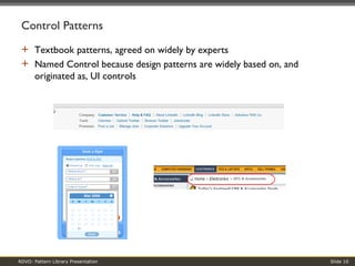 RDVO - Building UX Pattern Libraries | PPT