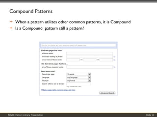 RDVO - Building UX Pattern Libraries | PPT