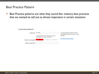 RDVO - Building UX Pattern Libraries | PPT