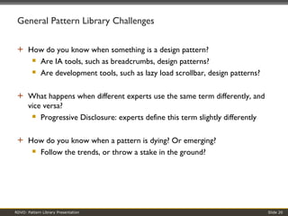 RDVO - Building UX Pattern Libraries | PPT