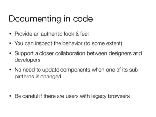 How to build the perfect pattern library | PPT