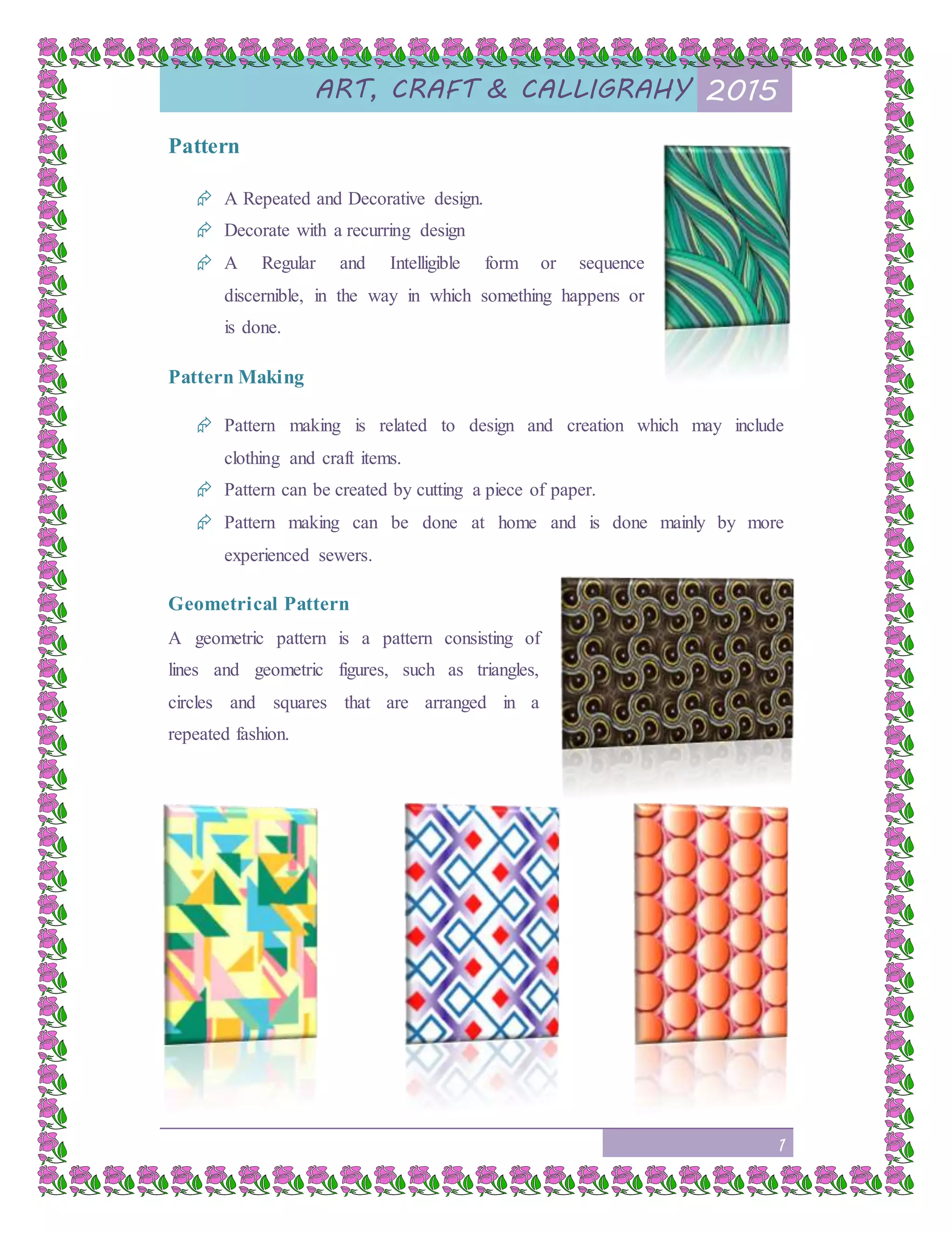 Pattern making | PDF