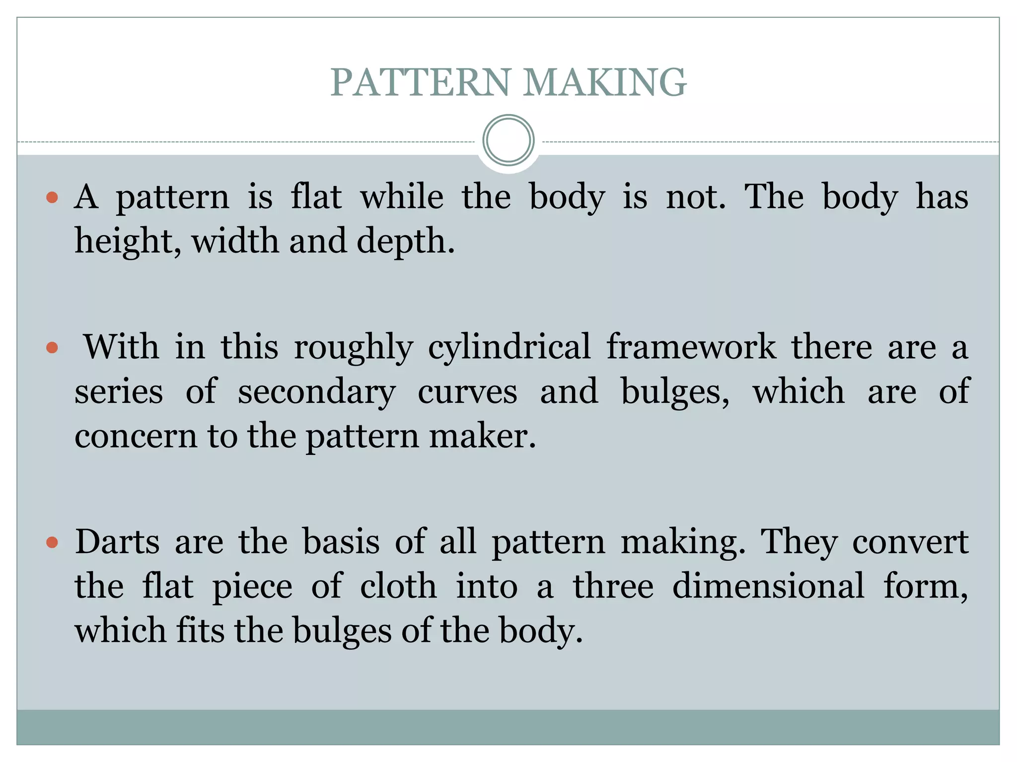 Patternmaking | PPTX