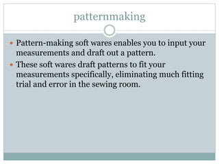 Patternmaking | PPTX