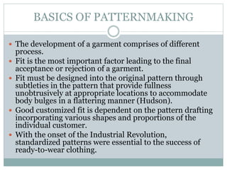 Patternmaking | PPTX
