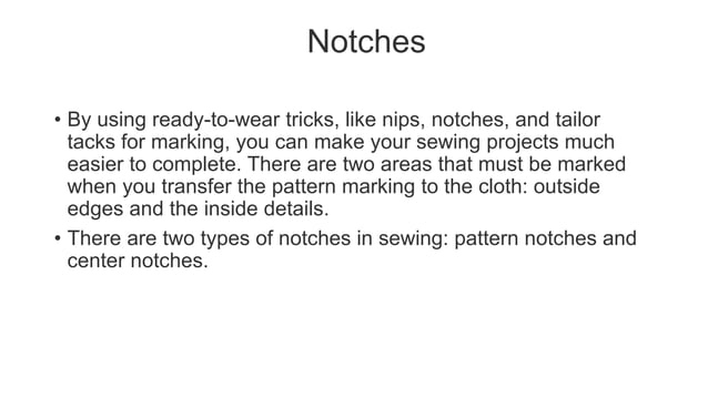 Patternmaking | PPTX