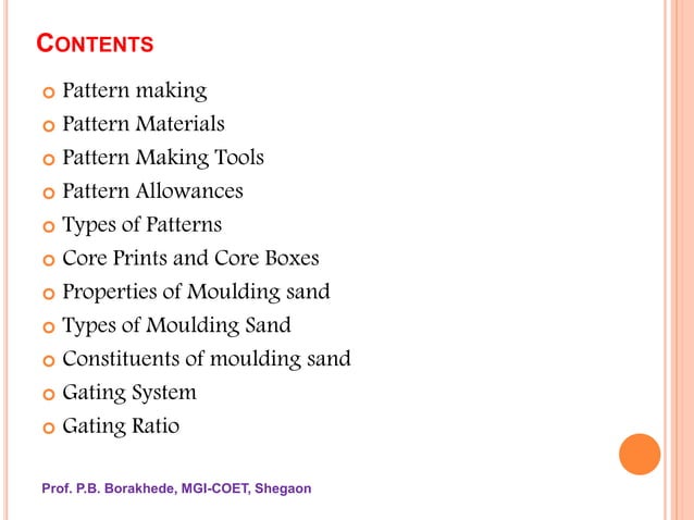 Introduction to Pattern making | PPSX