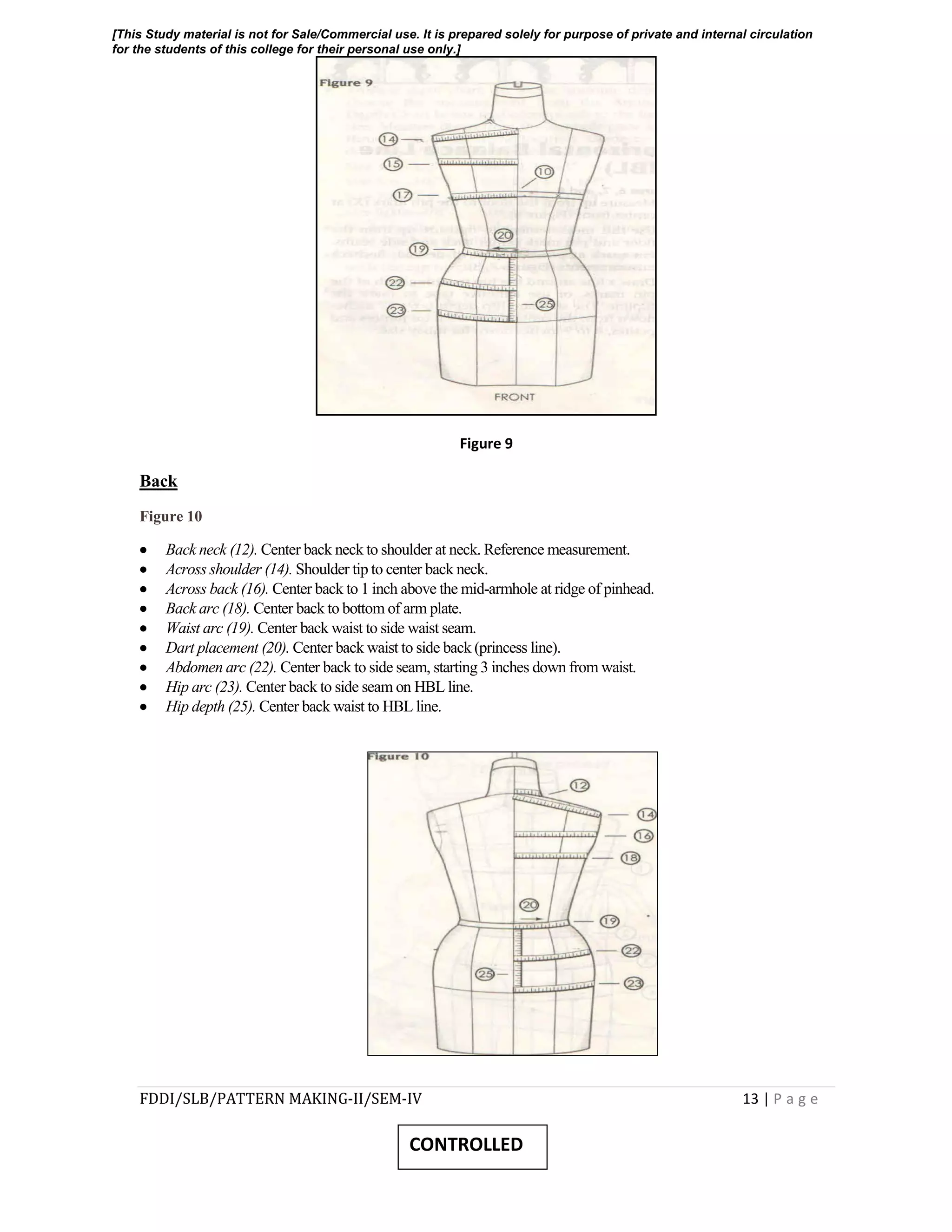 Pattern making study material | PDF