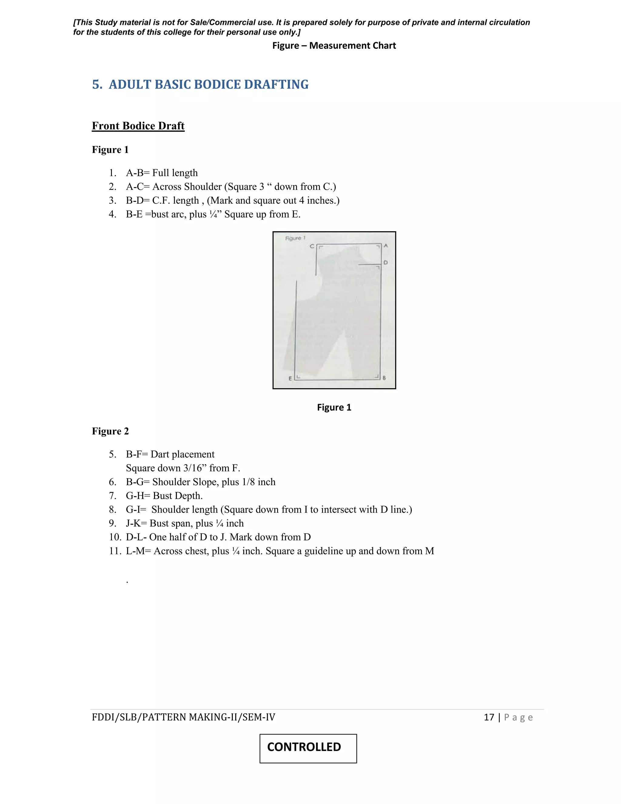 Pattern making study material | PDF