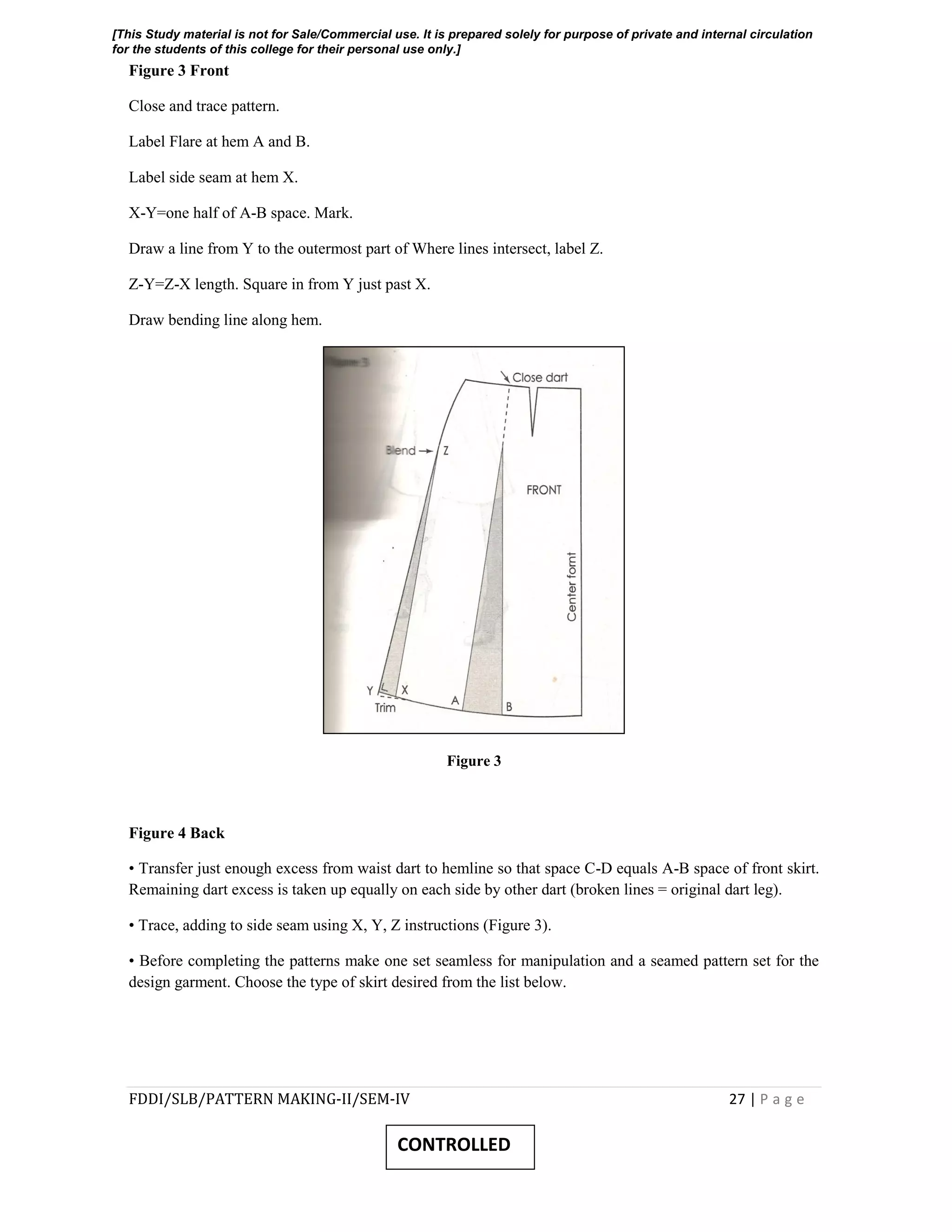 Pattern making study material | PDF