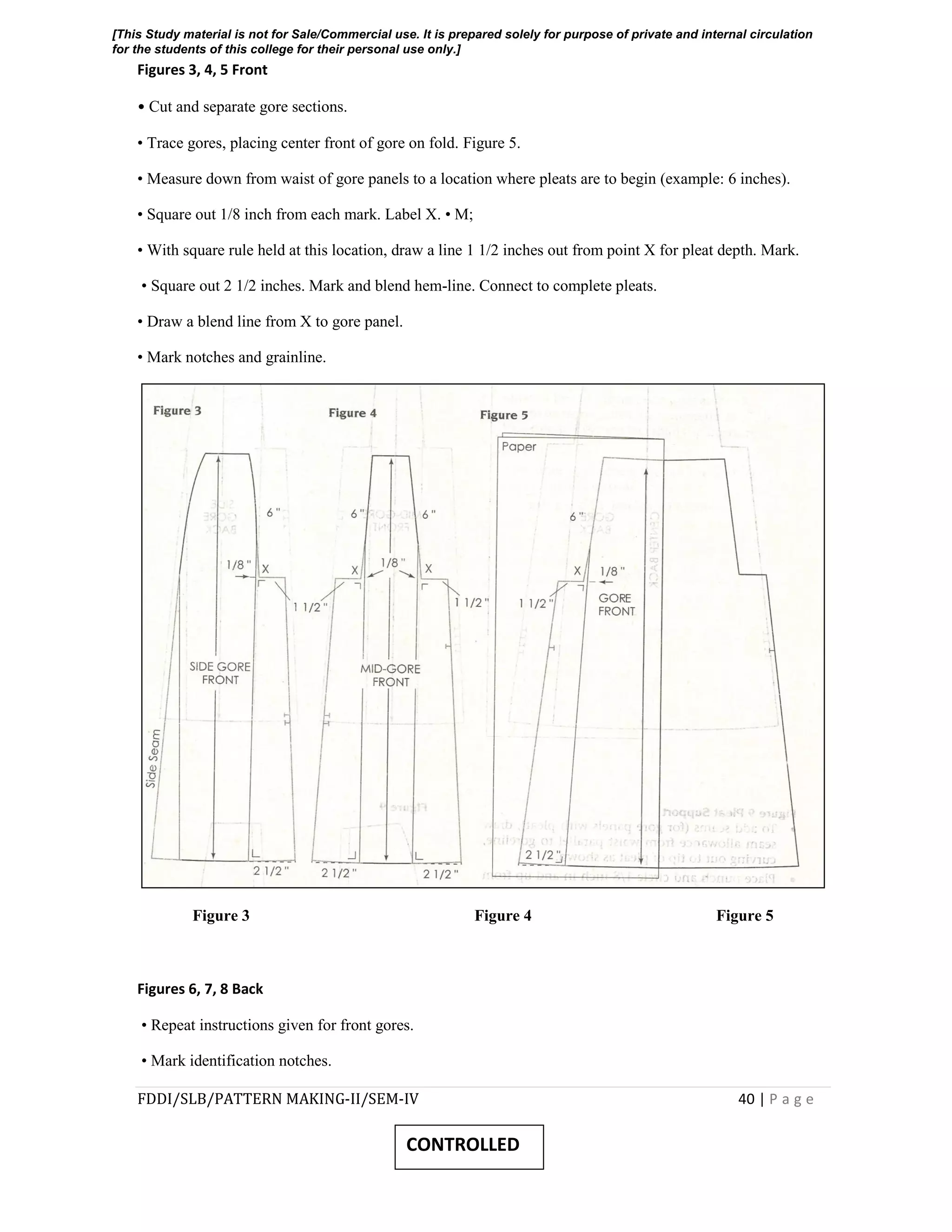 Pattern making study material | PDF