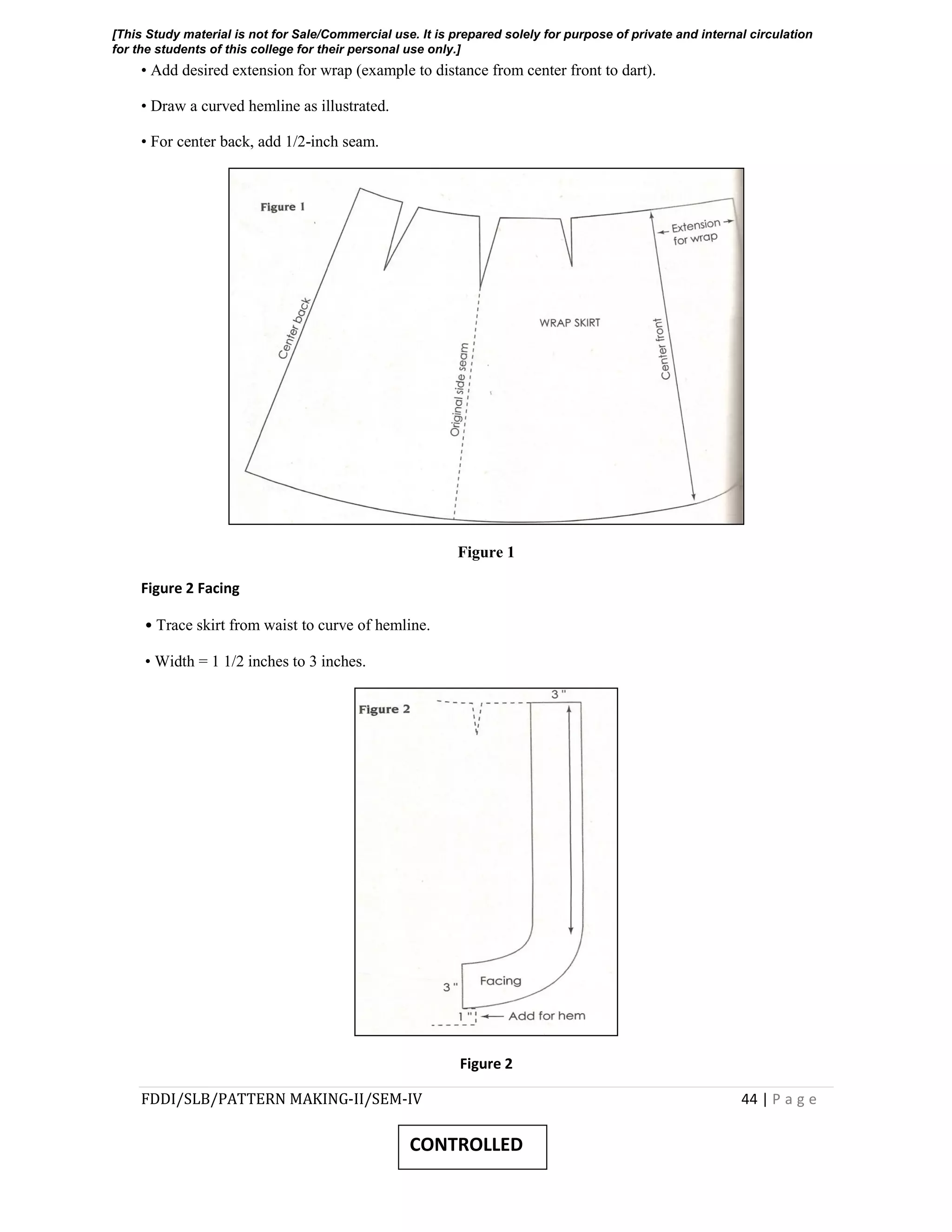 Pattern making study material | PDF