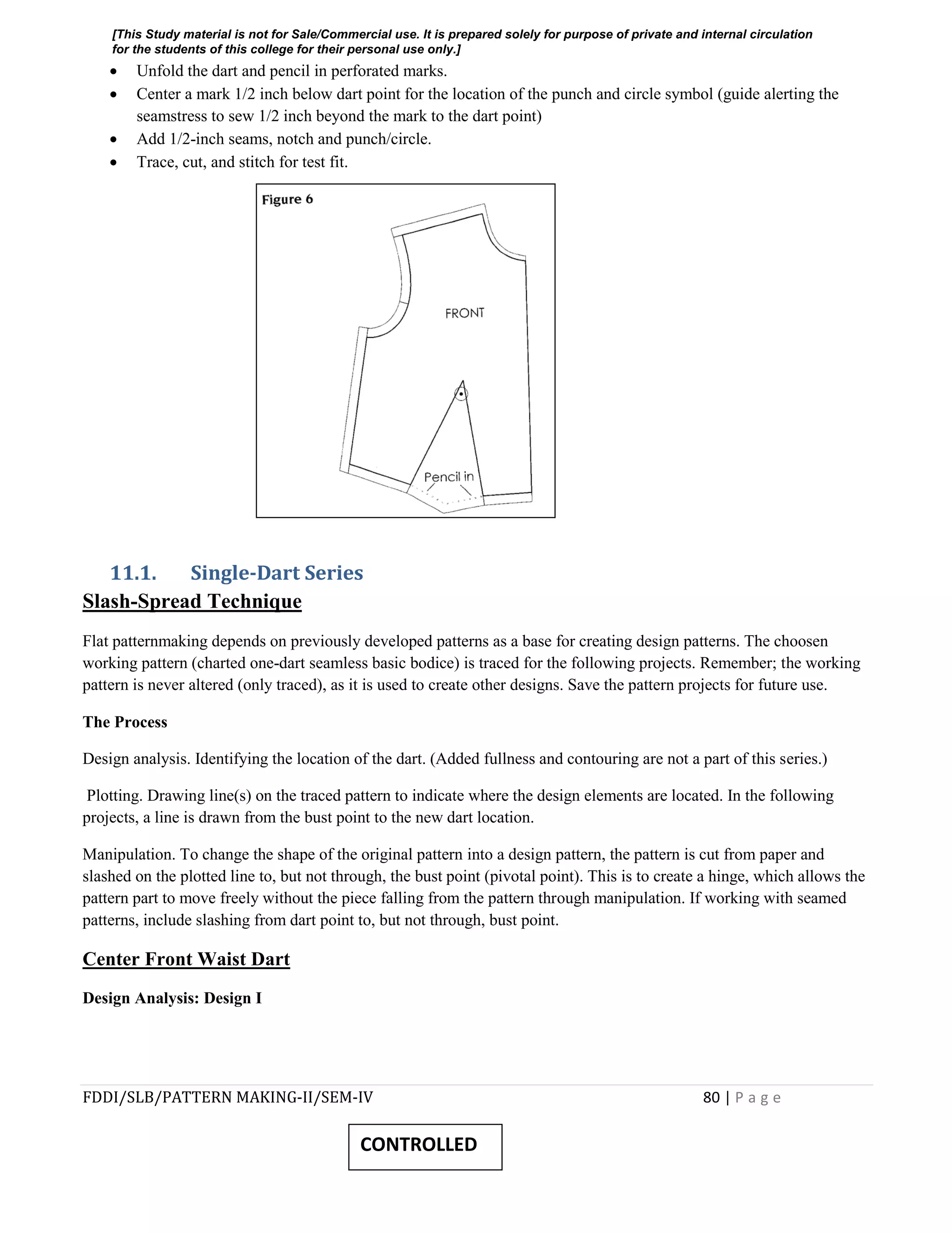 Pattern making study material | PDF