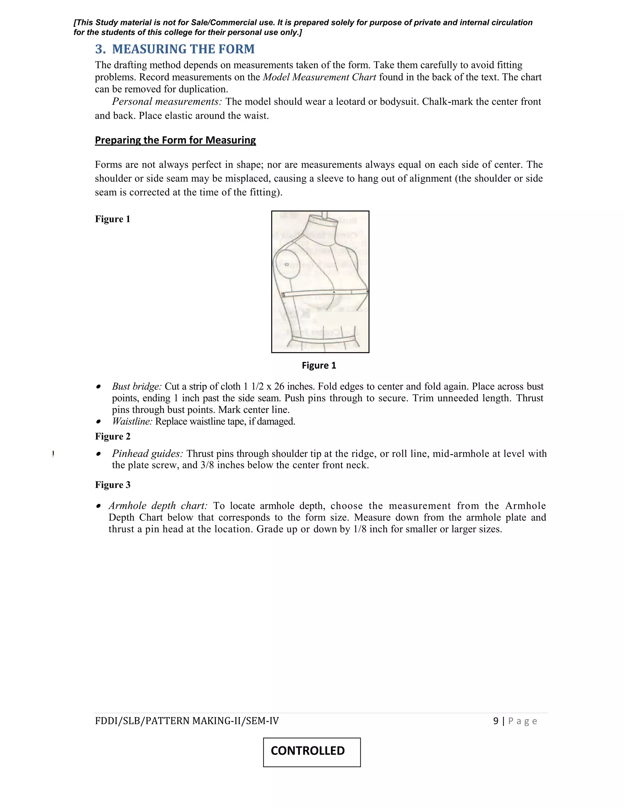 Pattern making study material | PDF