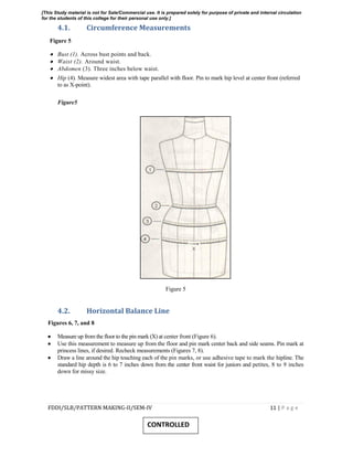 Pattern making study material | PDF