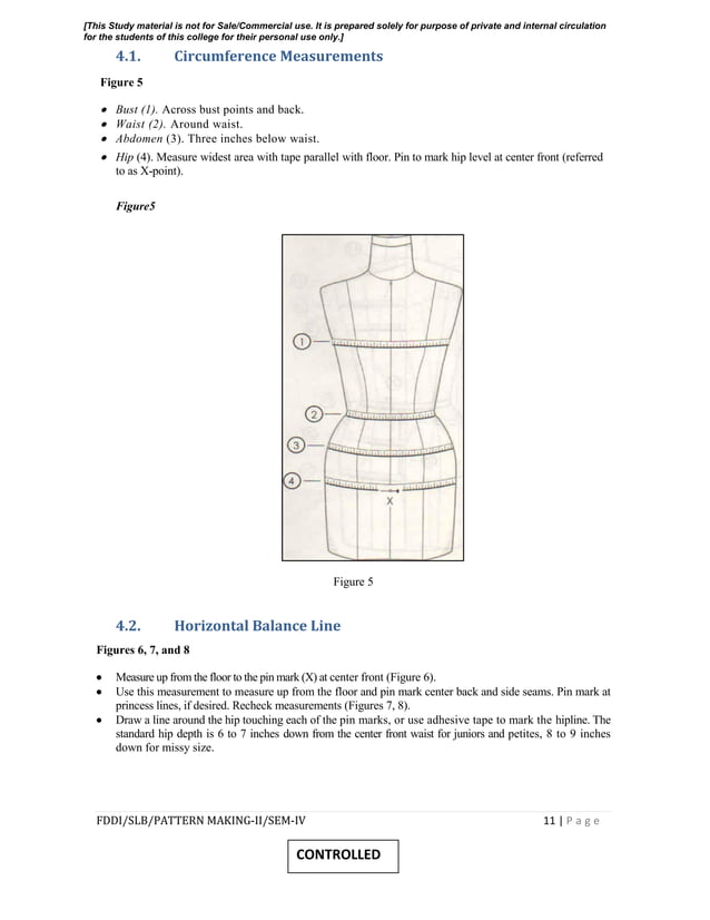 Pattern making study material | PDF