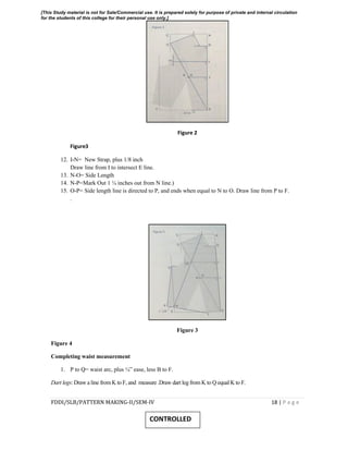Pattern making study material | PDF