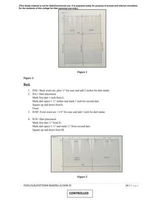 Pattern making study material | PDF