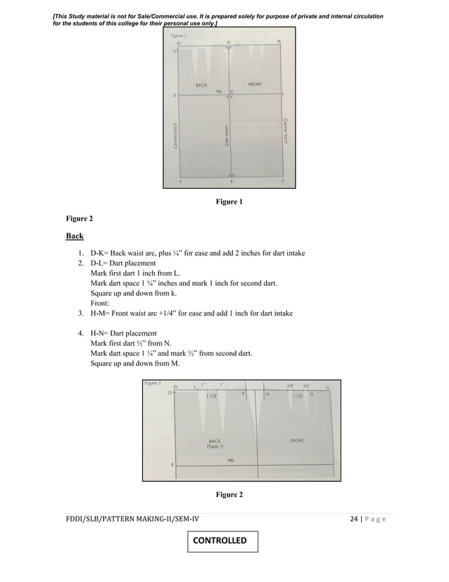 Pattern making study material | PDF