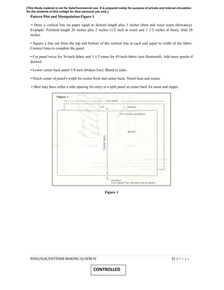 Pattern making study material | PDF