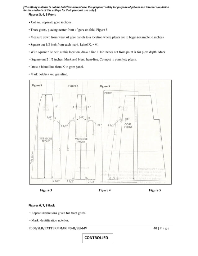 Pattern making study material | PDF