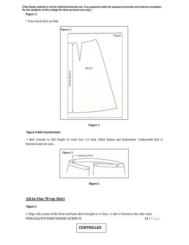 Pattern making study material | PDF