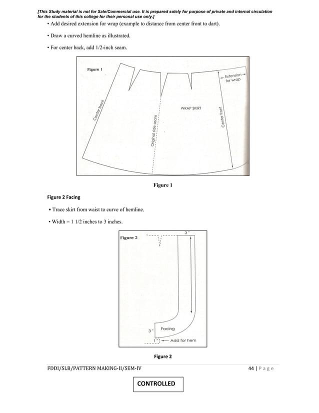 Pattern making study material | PDF