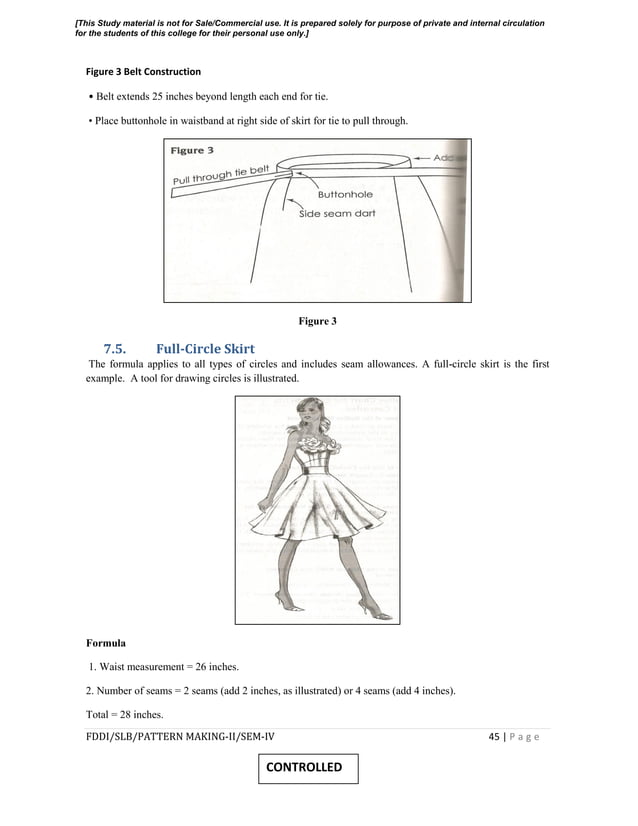 Pattern making study material | PDF