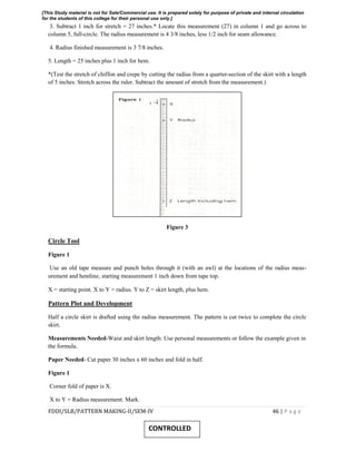 Pattern making study material | PDF