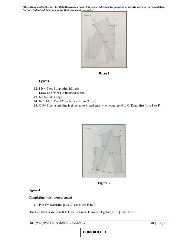 Pattern making study material