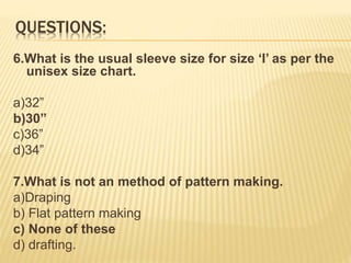 Pattern making (english) pari | PPT