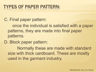 Pattern making (english) pari | PPT