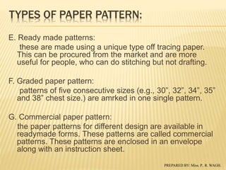 Pattern making (english) pari | PPT
