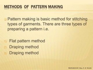 Pattern making (english) pari | PPT