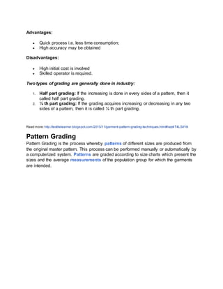 Pattern making is an art | DOCX