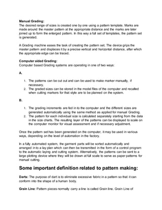 Pattern making is an art | DOCX