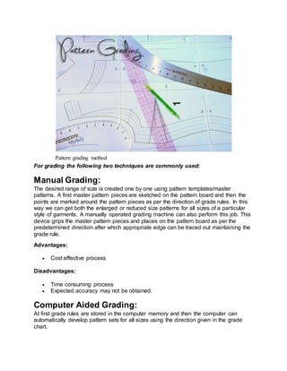 Pattern making is an art | DOCX