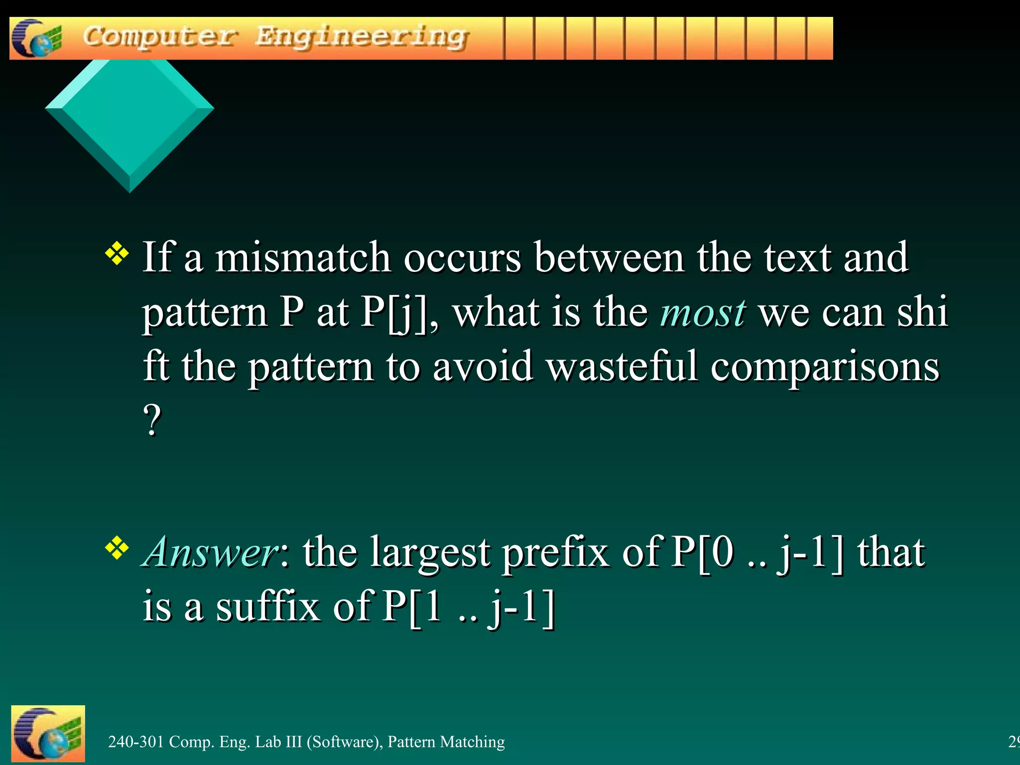 Pattern matching | PPT