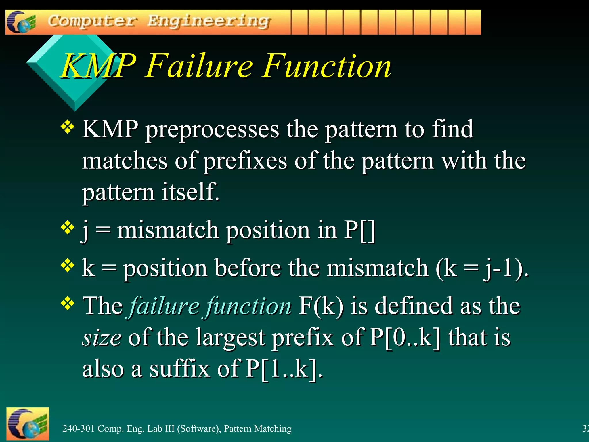 Pattern matching | PPT