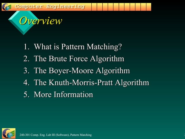 Pattern matching | PPT
