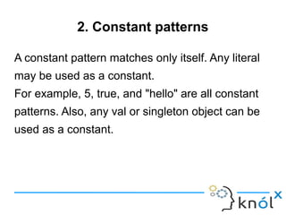 Pattern Matching - at a glance | PPT