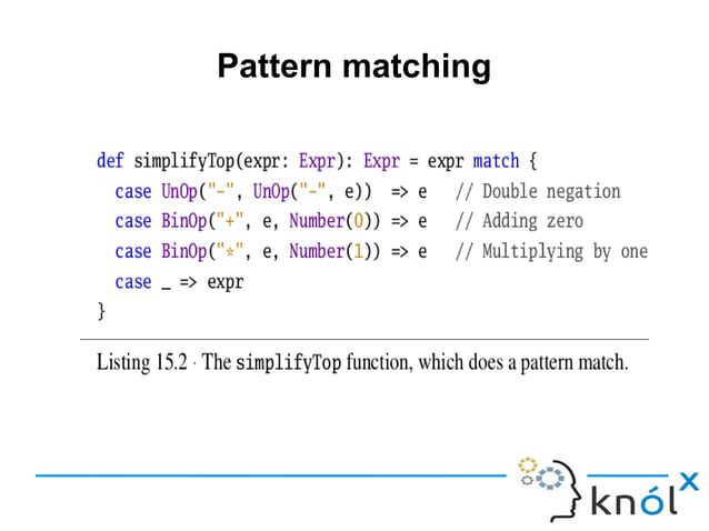 Pattern Matching - at a glance | ODP
