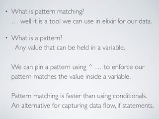 Pattern matching presentation | PPT