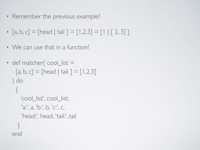 Pattern matching presentation | PPT