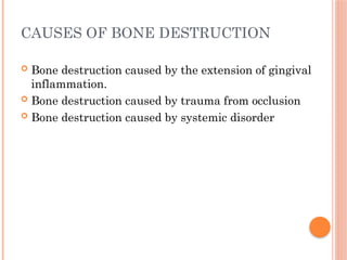 Bone loss and pattern of bone destruction .pptx